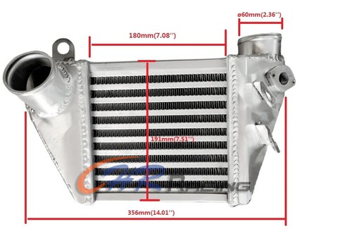 FOR GOLF VW MK4 GTI AUDI A3 BORA 1.8T 1.9TDI SIDE MOUNT INTERCOOLER KIT ...