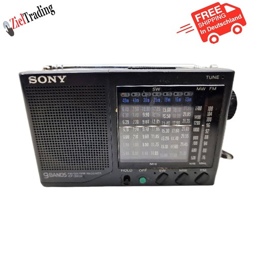 Sony ICF-SW22 World Receiver Radio - Portable FM/AM/SW, 9 Bands | eBay