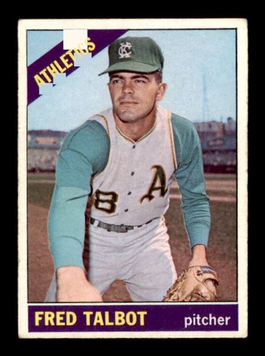 1966 Topps #403 Fred Talbot GVG Athletics 557782 | eBay