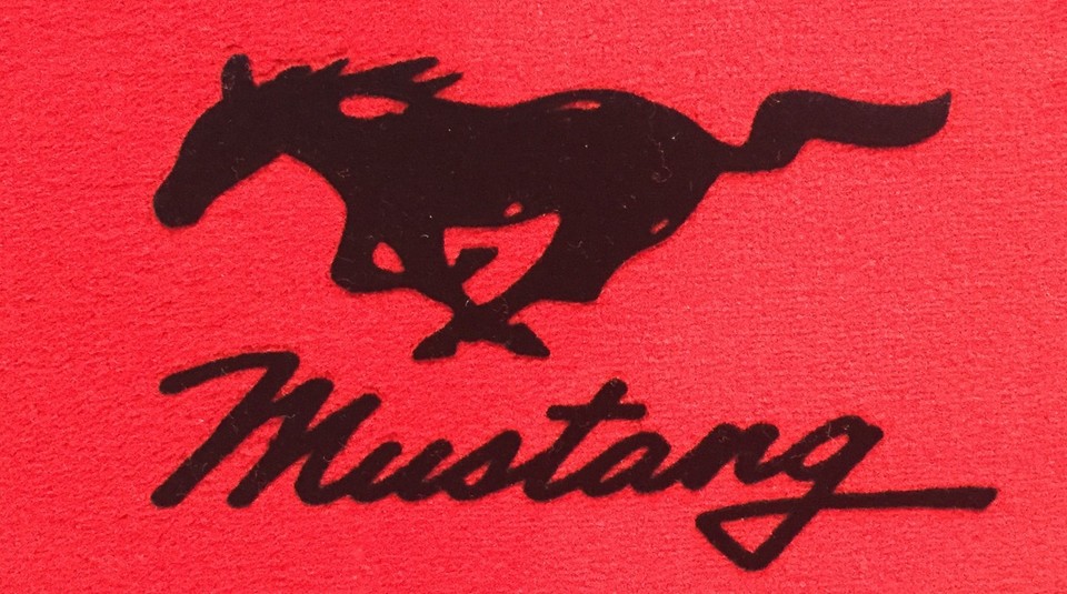 Auto Tappeto Bagagliaio Set per Ford MUSTANG Lim. Rosso Sw 64-68 ...