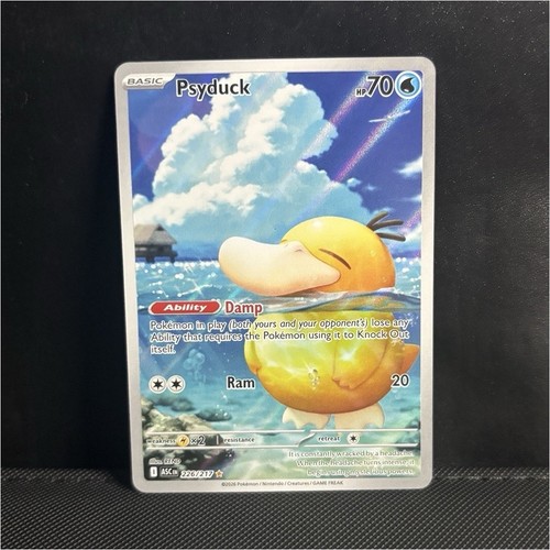 Psyduck 226/217 ASC Holo Rare Basic Water Pokémon TCG Card 2026 EN HP ...