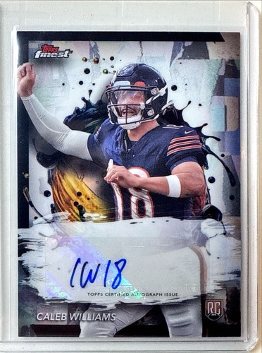 2024 Topps Finest Football - Caleb Williams - Rookie Auto #RFA-CW ...