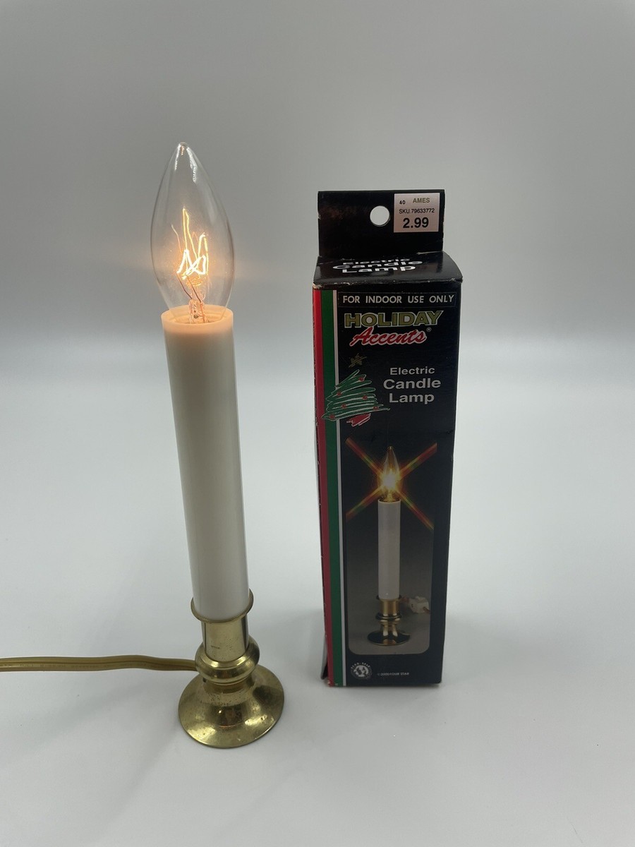 Solid Brass Window Candles Electric 2 Vintage Brass Electric