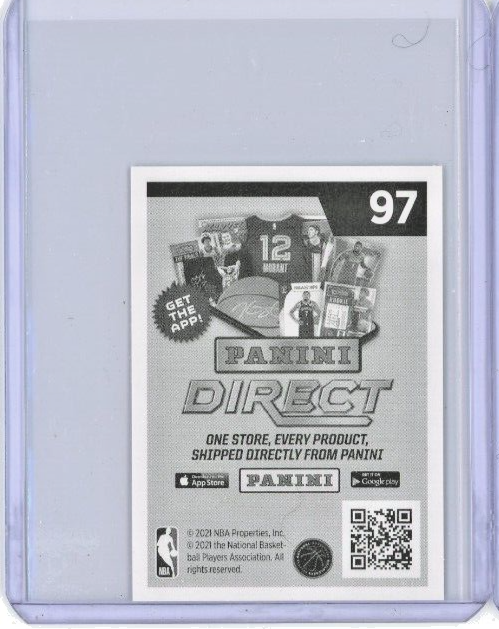 2021-22 Panini NBA Stickers Draft #97 Chris Duarte RC - Indiana Pacers ...