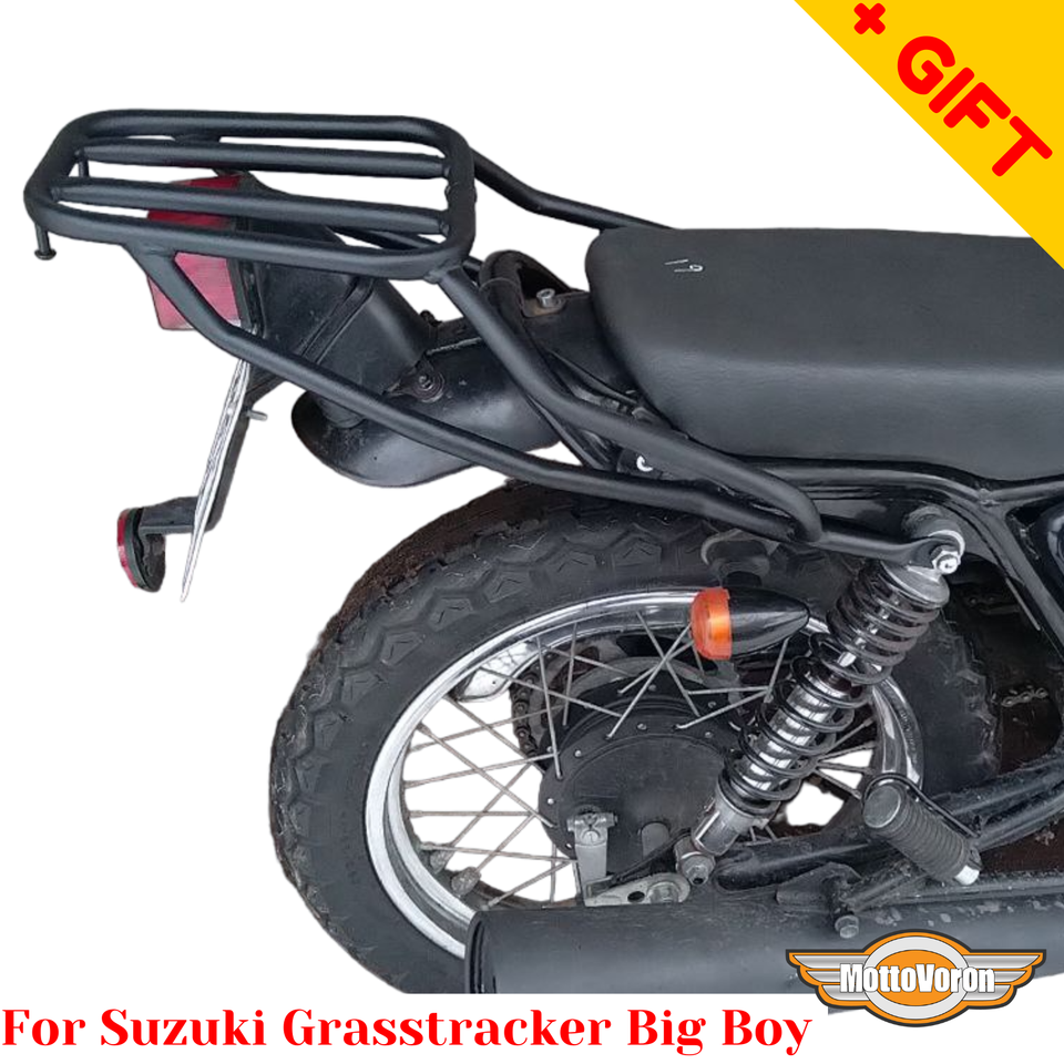 For Suzuki Grasstracker Big Boy Rear rack TU250GB Rear luggage rack ...