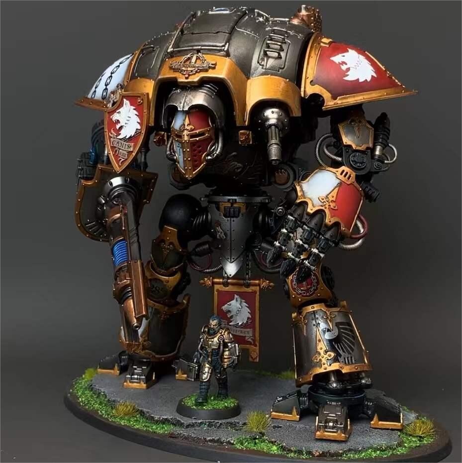 Warhammer 40K Knight Preceptor Imperial Knights Presale Painted Gallery ...