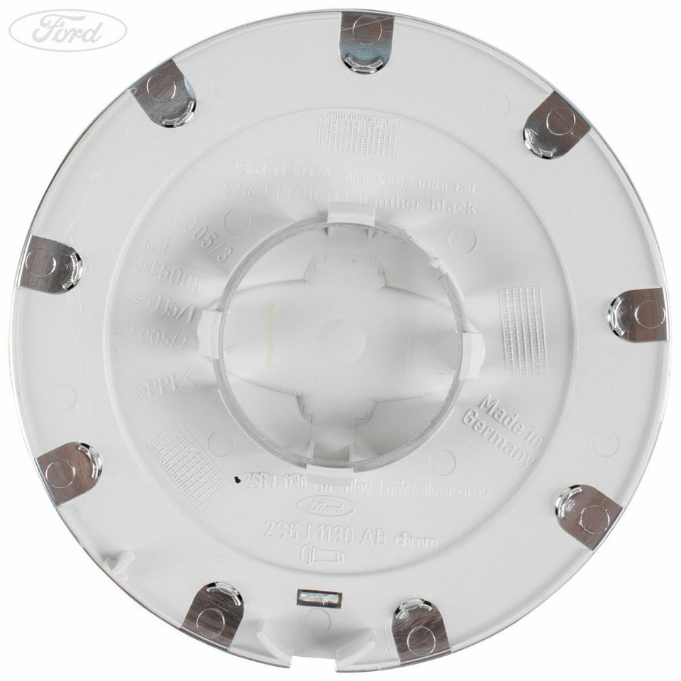 Genuine Ford Fiesta Mk6 Fusion 15" Alloy Wheel Centre Cap x1 2002-2012 ...