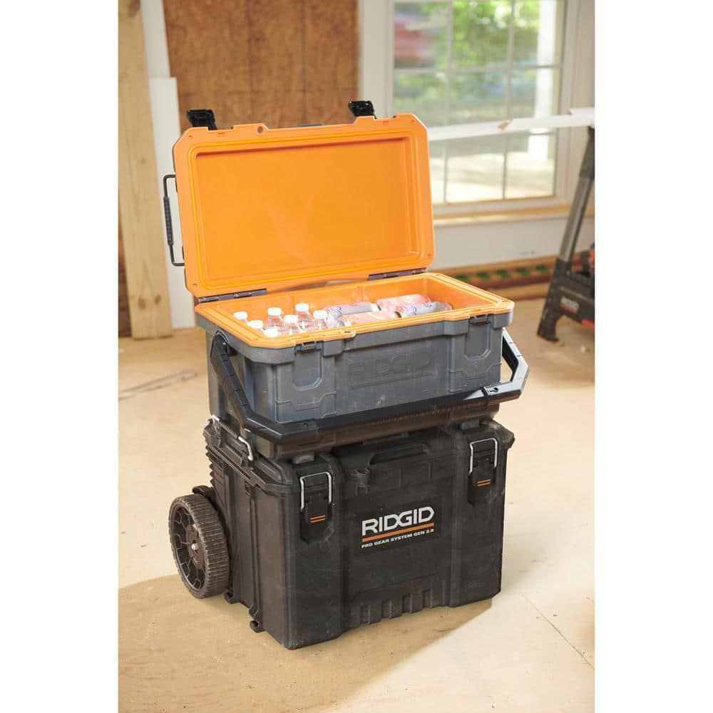 RIDGID Pro Gear Modular Cold Box Handles Lockable Stackable Tool ...