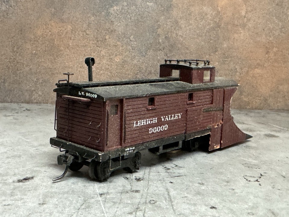 Vintage Wooden Lehigh Valley Wedged Snow Plow HO Scale | eBay