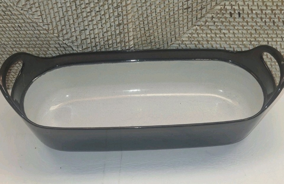Timo Sarpaneva Rosenlew Fish Pacher Terrine Tureen Cast Iron Enamel ...