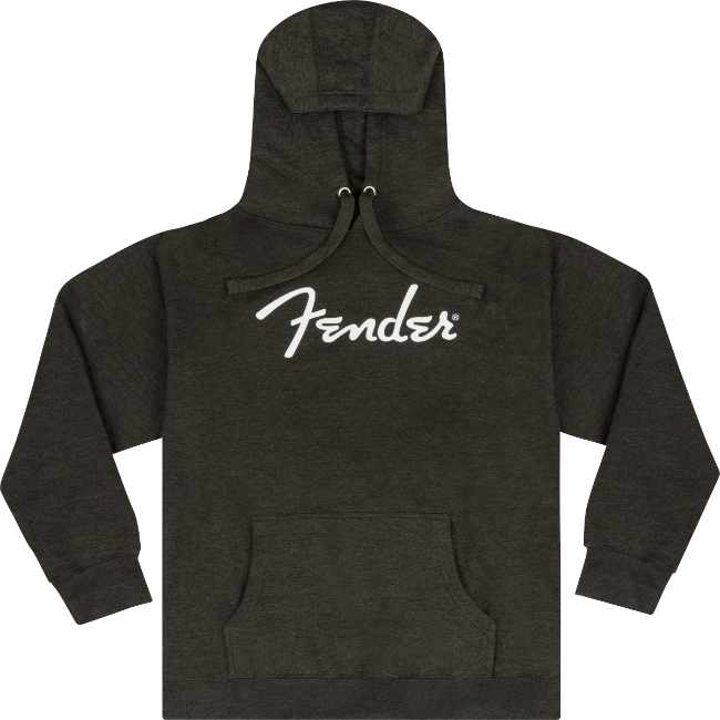 Fender Guitars Spaghetti Logo Hoodie/Sweatshirt, Gray Heather, XXL, XX ...