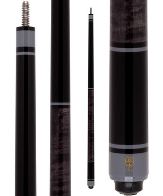 McDermott SL10 Black w/ Grey Rings Pool Cue with Defy Shaft 12.5mm | eBay