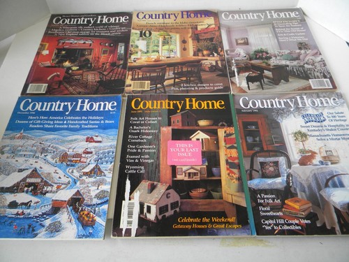 Lot 11 Issues COUNTRY HOME Magazines 1987-2000 | eBay