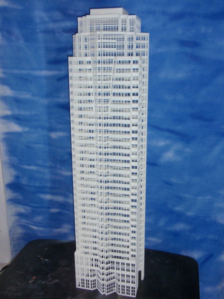 N Scale Fox Plaza Skyscraper / High Rise / Office Building ~32 inches ...