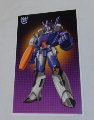 G1 Transformers Decepticon Galvatron Poster 11x17 Box Art Grid ...