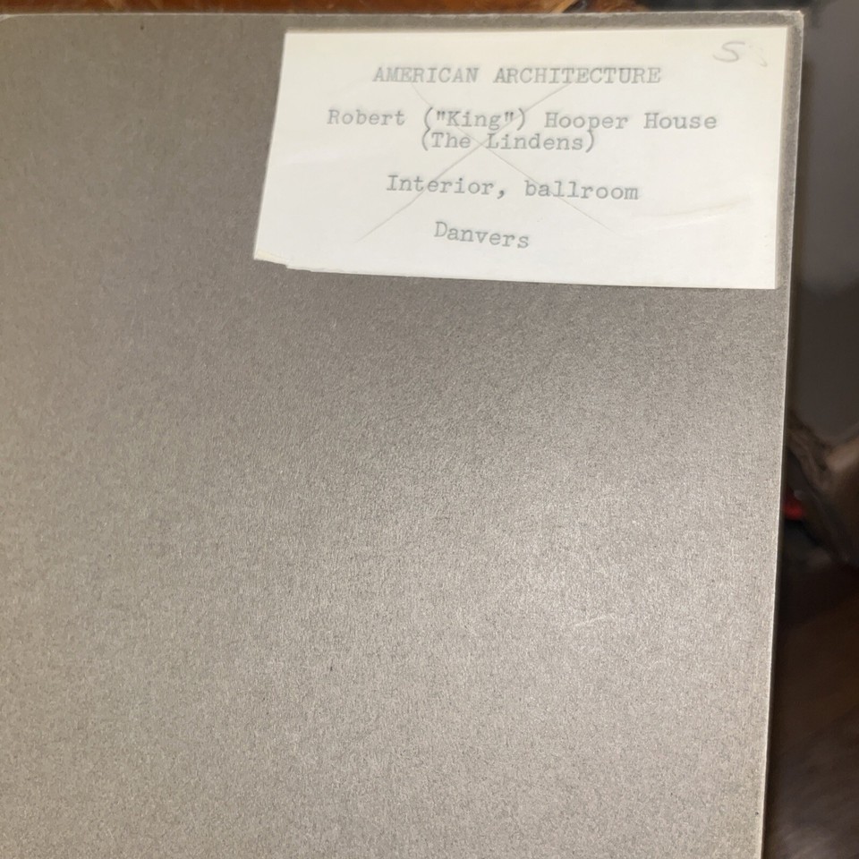 Vintage Robert King Hooper House Ballroom Danvers MA Mounted ...