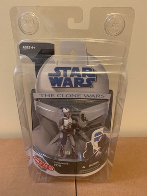 Star Wars Clone Wars P1 Clone Commander Fox Target Exclusive | eBay