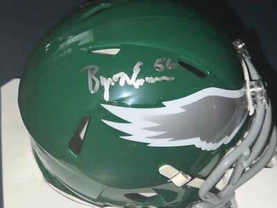 BYRON EVANS PHILADELPHIA EAGLES SIGNED RIDDELL MINI HELMET | eBay