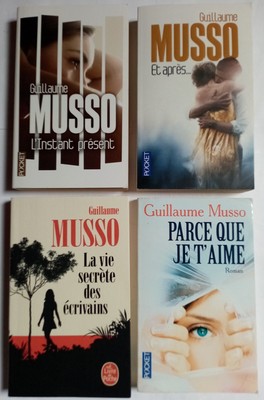 4 Romans de Guillaume Musso. L’instant présent. La vie secrète des ...