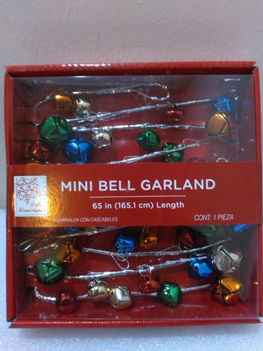 Winter Wonderland 65" Mini Bell Garland- Multi colored bells- new in ...