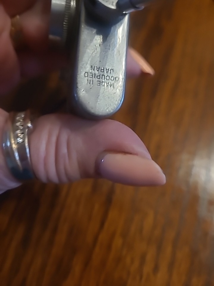 Vtg 1940s Silver Lumix Photo Lite Tri Pod Camera Lighter Occupied Japan ...