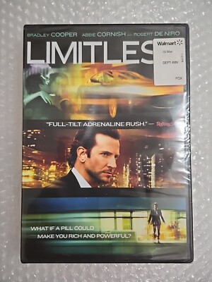 Limitless (DVD, 2011) starring Bradley Cooper, Abbie Cornish New Sealed ...