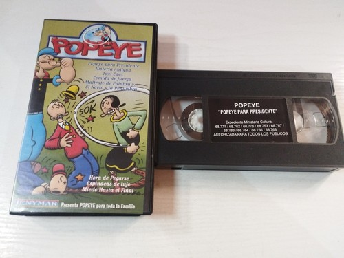 Popeye El Novio Et La Penumbra 9 Épisodes - VHS Cinta Tape Español ...