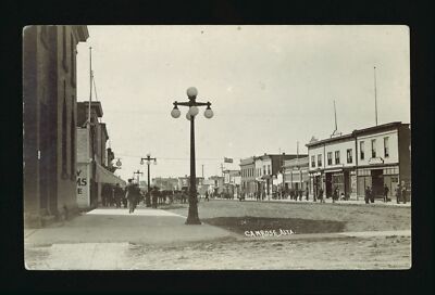 Camrose Alberta - Downtown Camrose in 1914 shortly after the clust- Old ...