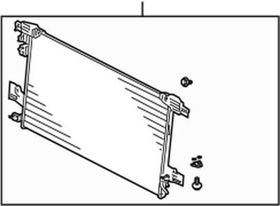 7812A204 Mitsubishi Condenser assy, a/c refrigerant 7812A204, New ...