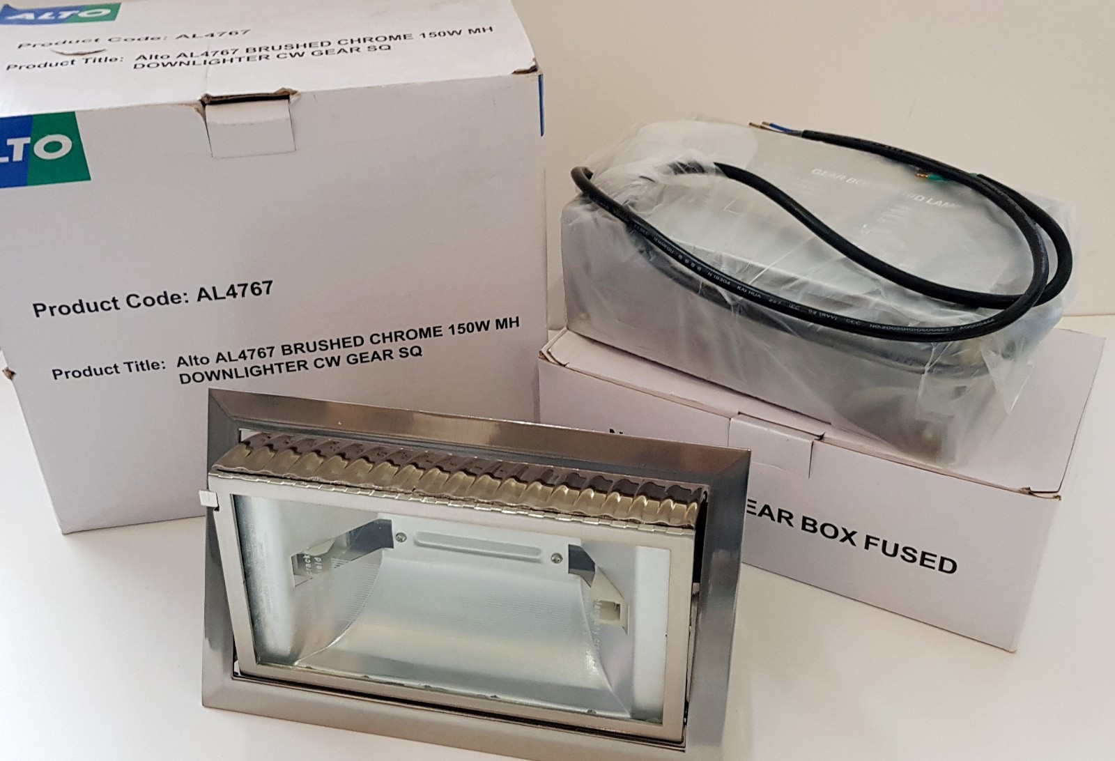 Brushed Chrome MH Downlight Adjustable Ceiling Recessed Shop Display ...