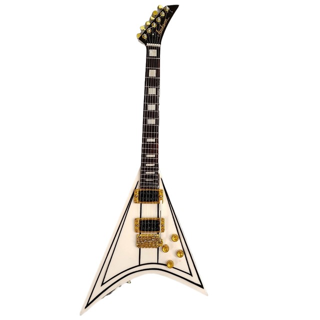 Axe Heaven Randy Rhoads Signature White Flying V Miniature Guitar ...