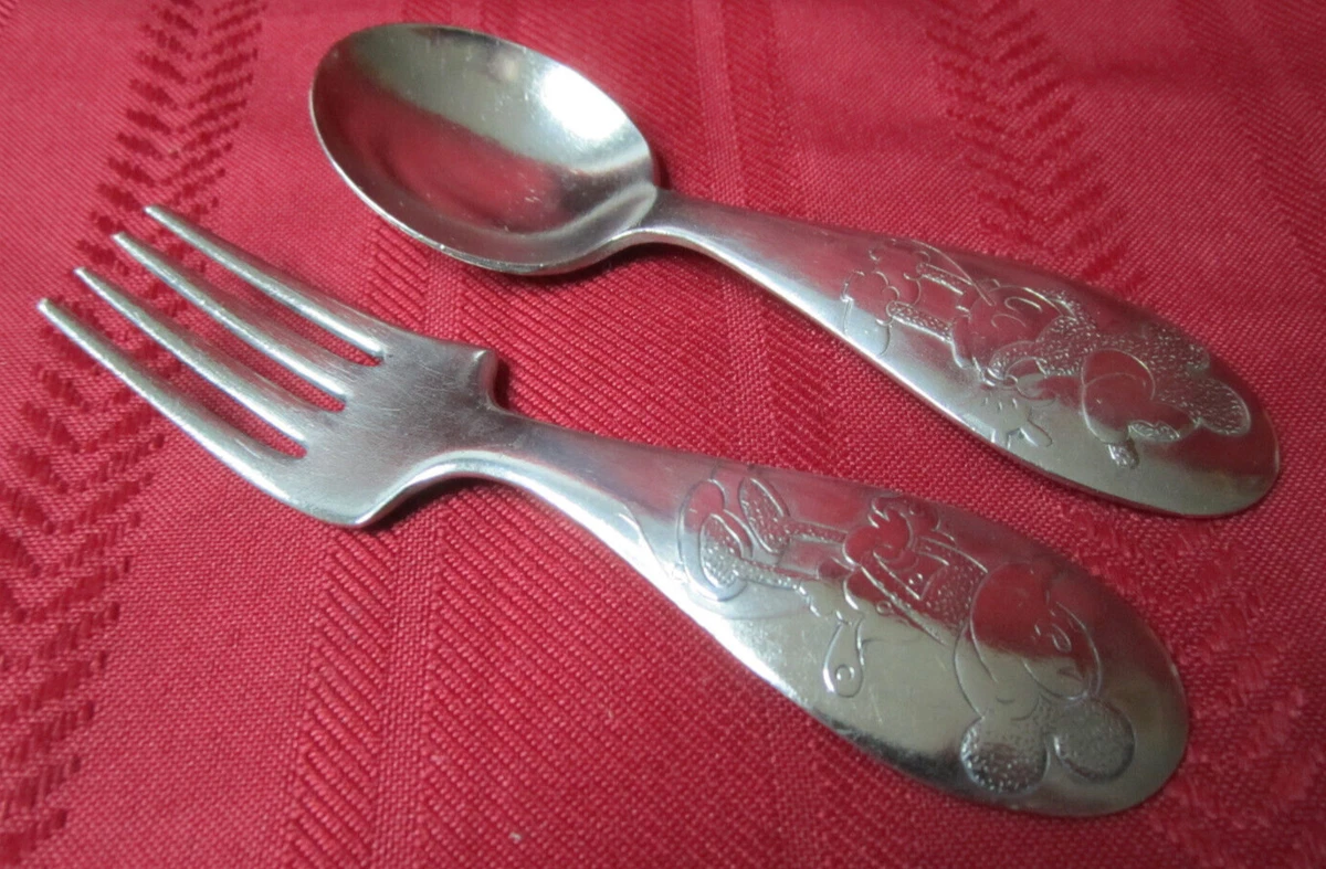 Tiny Mickey Mouse Silver Spoon