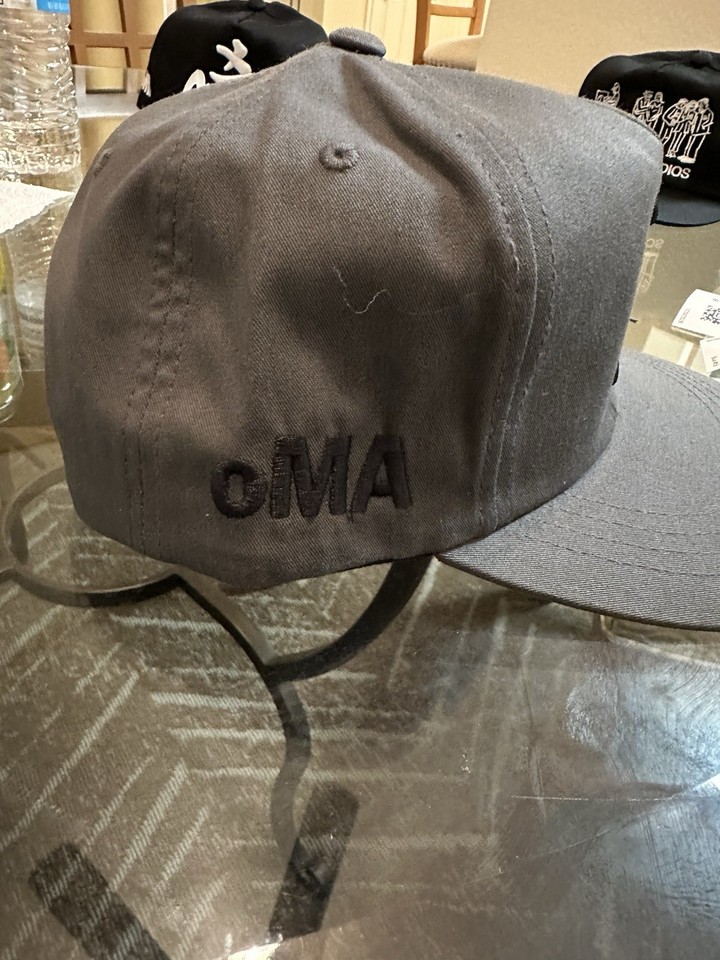 oMA Design New York NY Men’s Hat Cap One Size Adjustable Grey Blk ...