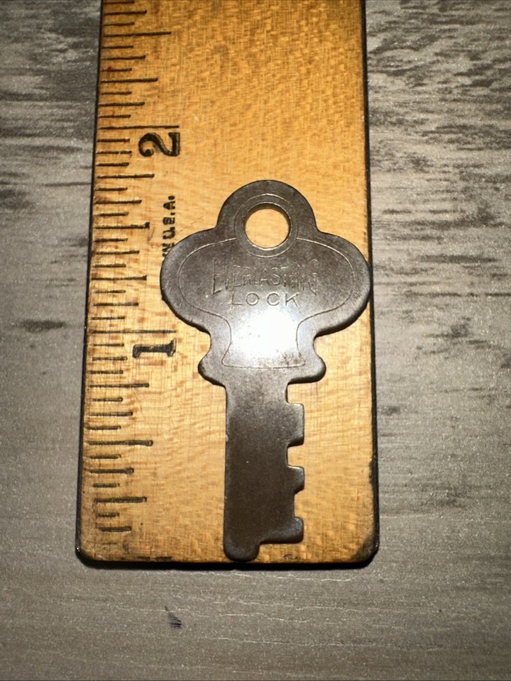 Antique Flat Skeleton Key Everlasting Lock #T6654 | eBay UK