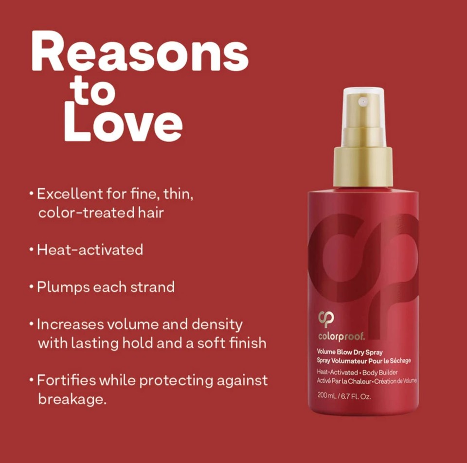 Color Proof Colorproof Volume Blow Dry Spray 6.7 oz 817808015149| eBay