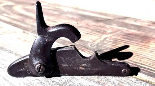 Original Civil War 1862 US Springfield Musket Lock Sideplate w Hammer ...