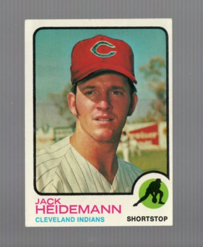 1973 Topps Baseball Jack Heidemann Cleveland Indians #644 Excellent | eBay