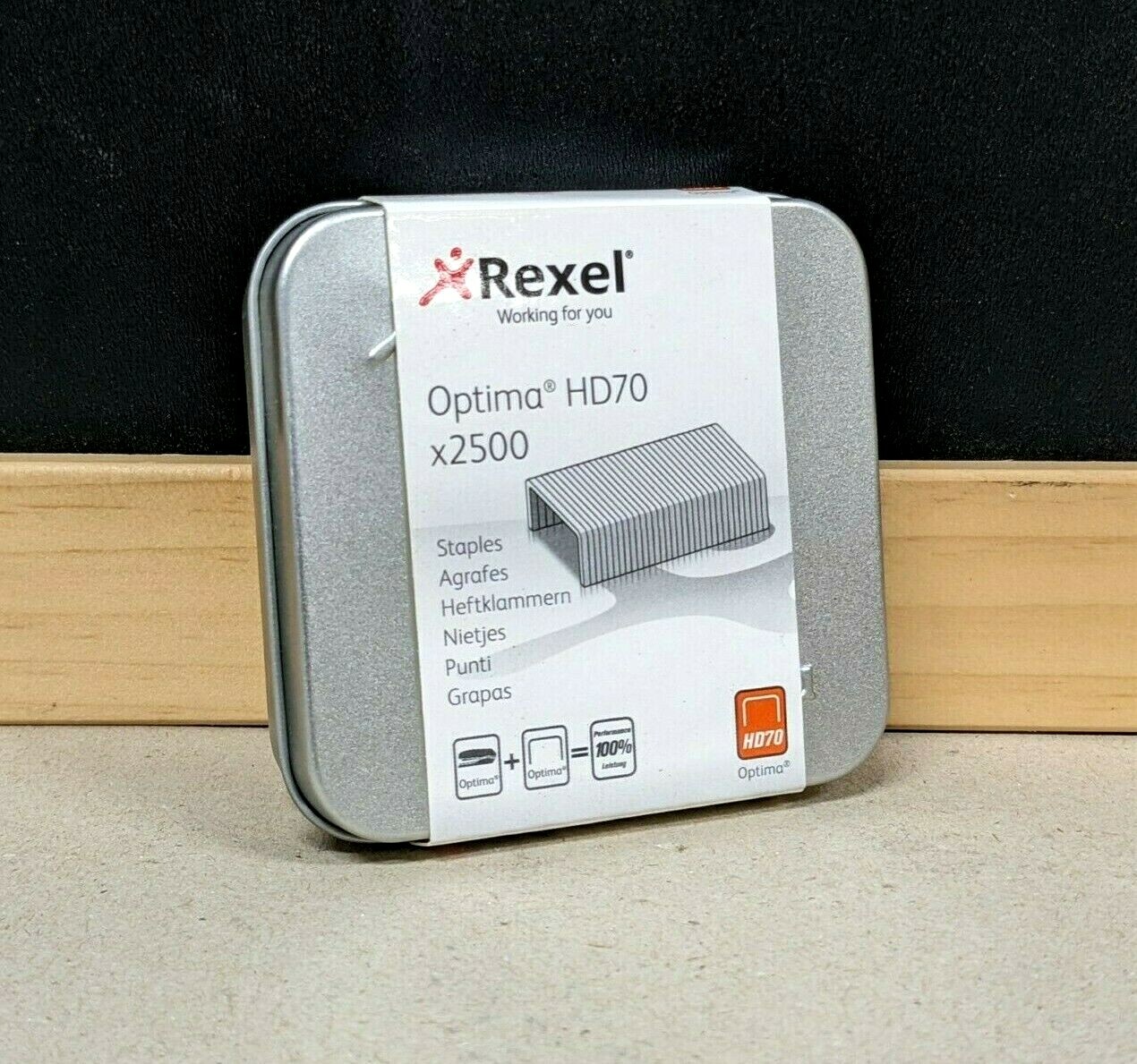 Rexel Optima HD70 Heavy Duty Staples 70 Sheets 2102497 Pack of 2,500 ...