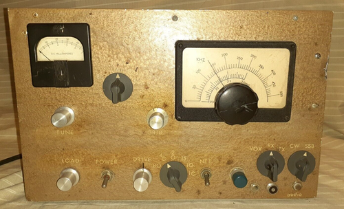 Vintage Homebrew CW SSB HF Amateur 17-Tube HAM Radio 10-15-20-40-80 ...
