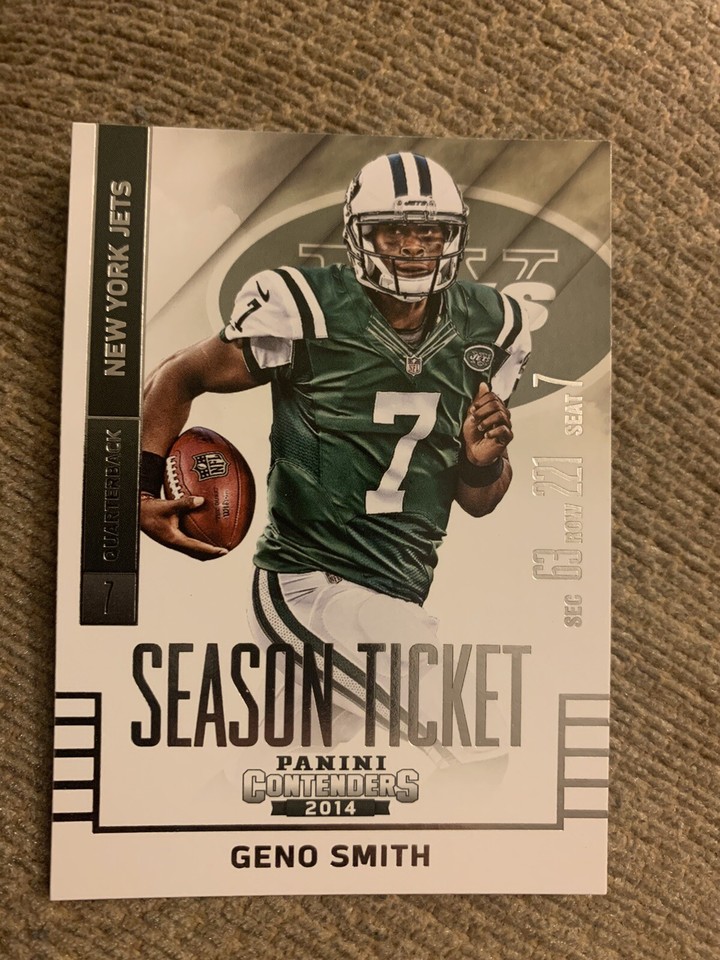 Lot of 2 Geno Smith football cards. Current Las Vegas Quarterback. | eBay