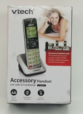 VTech CS6609 Single Line Phone For CS6619 CS6629 CS6648 or CS6649 Black ...