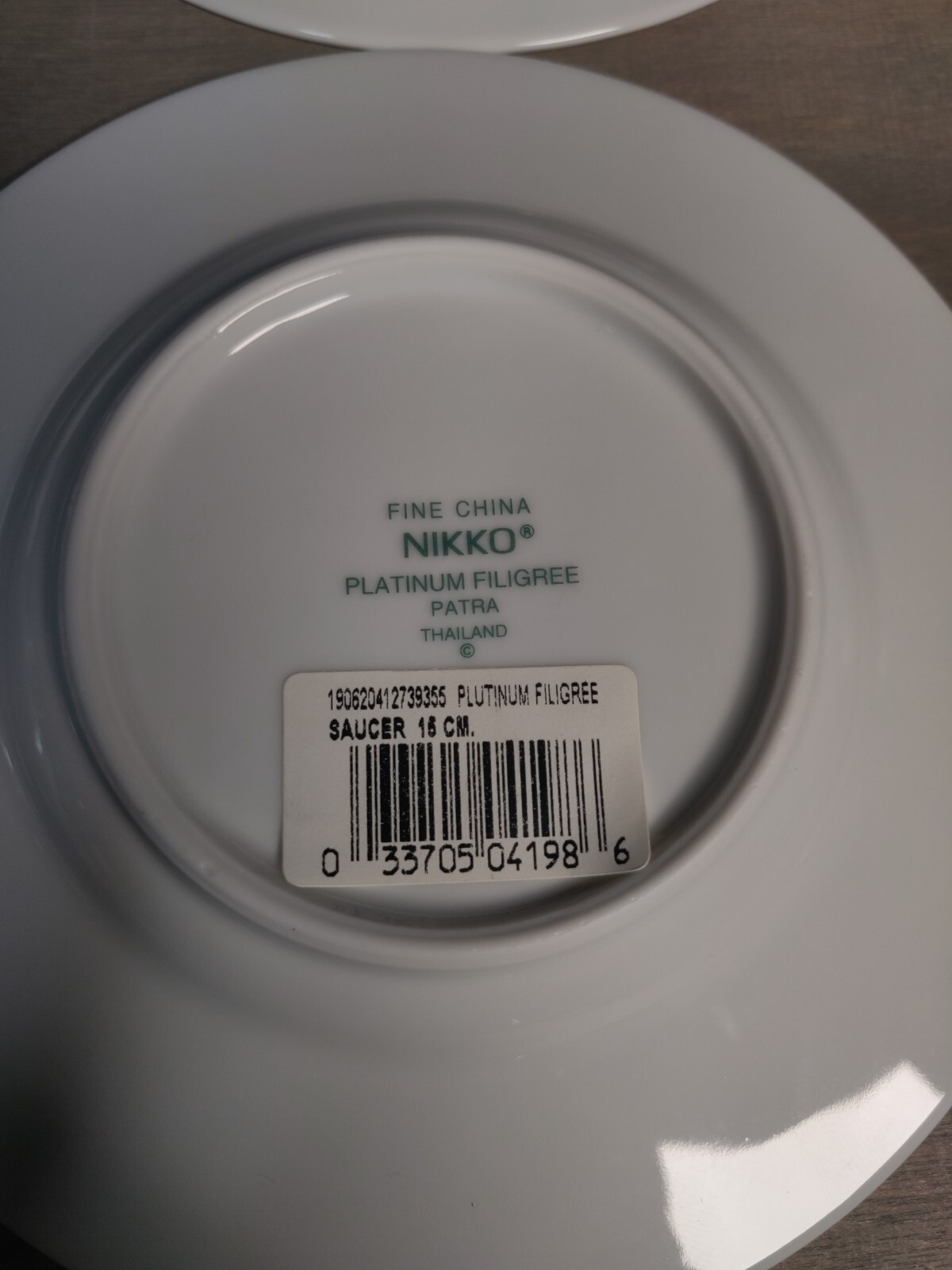 6 Cup & Saucer Sets Nikko “PATRA” Platinum Filigree NWT China Coffee ...