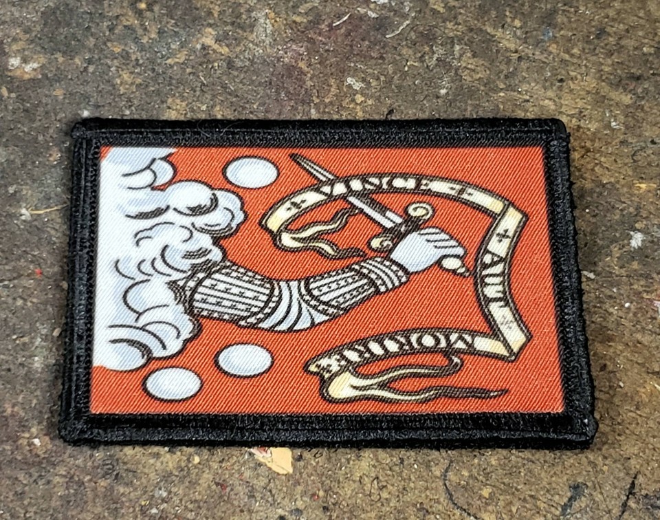 VIKING Protection Rune Morale Patch Raven Tactical Military Army Badge ...