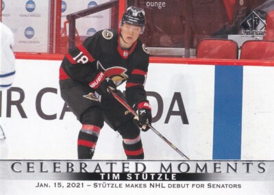 20-21 SP AUTHENTIC CELEBRATED MOMENTS - TIM STUTZLE #114 OTTAWA ...