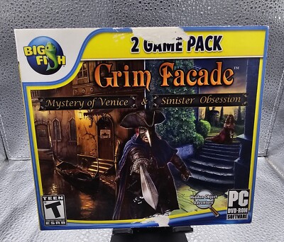 Grim Facade Mystery of Venice Sinister Obsession 2 Pack! PC Game! | eBay