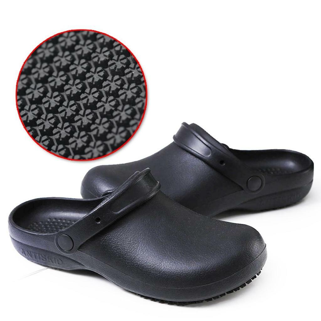 Men Women Chef Shoes Oil Water Proof Non-slip Kitchen Safety Shoes ...