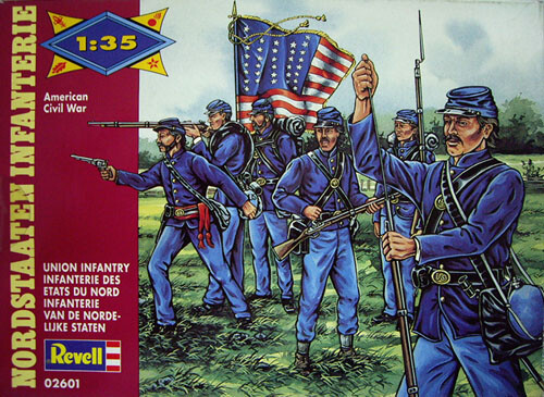 Revell #02601 1/35 American Civil War Union infantry | eBay