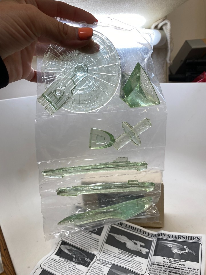 Star Trek Excelsior Class Starship 1/2500 Scale Solid Resin Model Kit ...