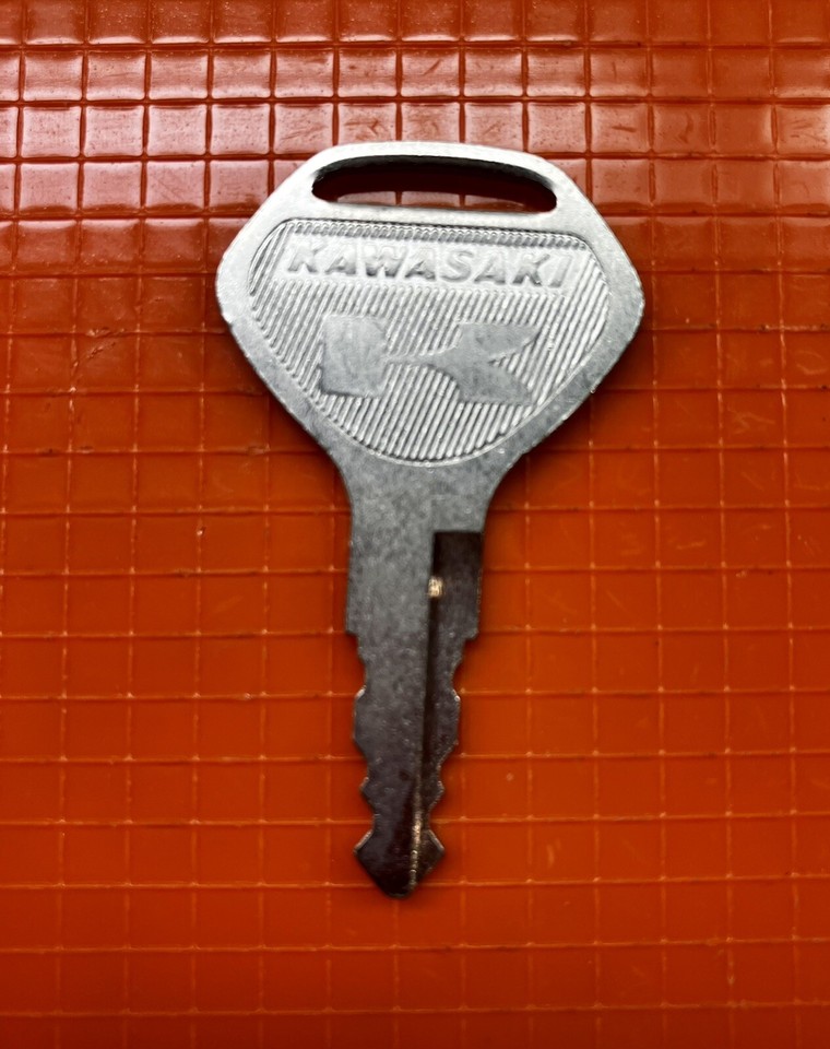 Genuine Single Kawasaki Pre Cut Key 1977-1978 KZ650 KZ750 #844 | eBay
