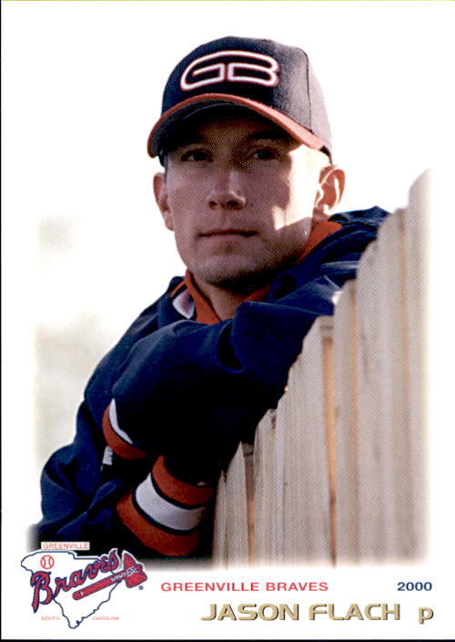 2000 Greenville Braves Grandstand #6 Jason Flach Davenport Iowa IA ...